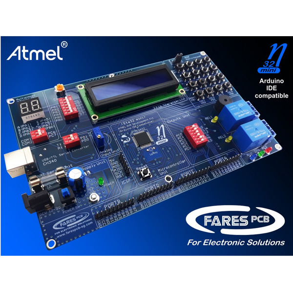 Kit Eta32-MINI Atmel AVR USB Development & Training System Ver.2 - Based on ATMEGA32 | RAM ...